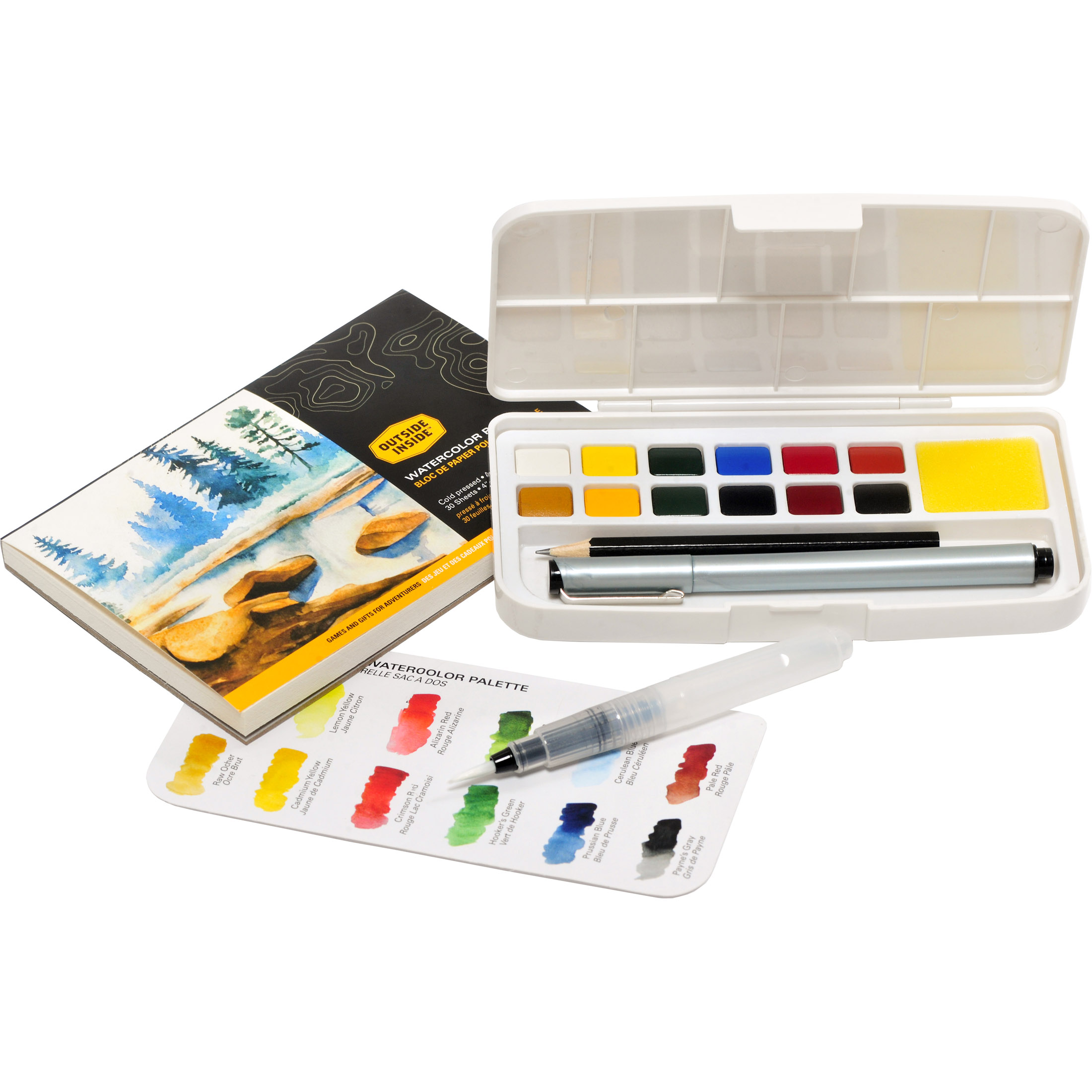 Outside Inside Backpack Watercolor Kit | Enwild