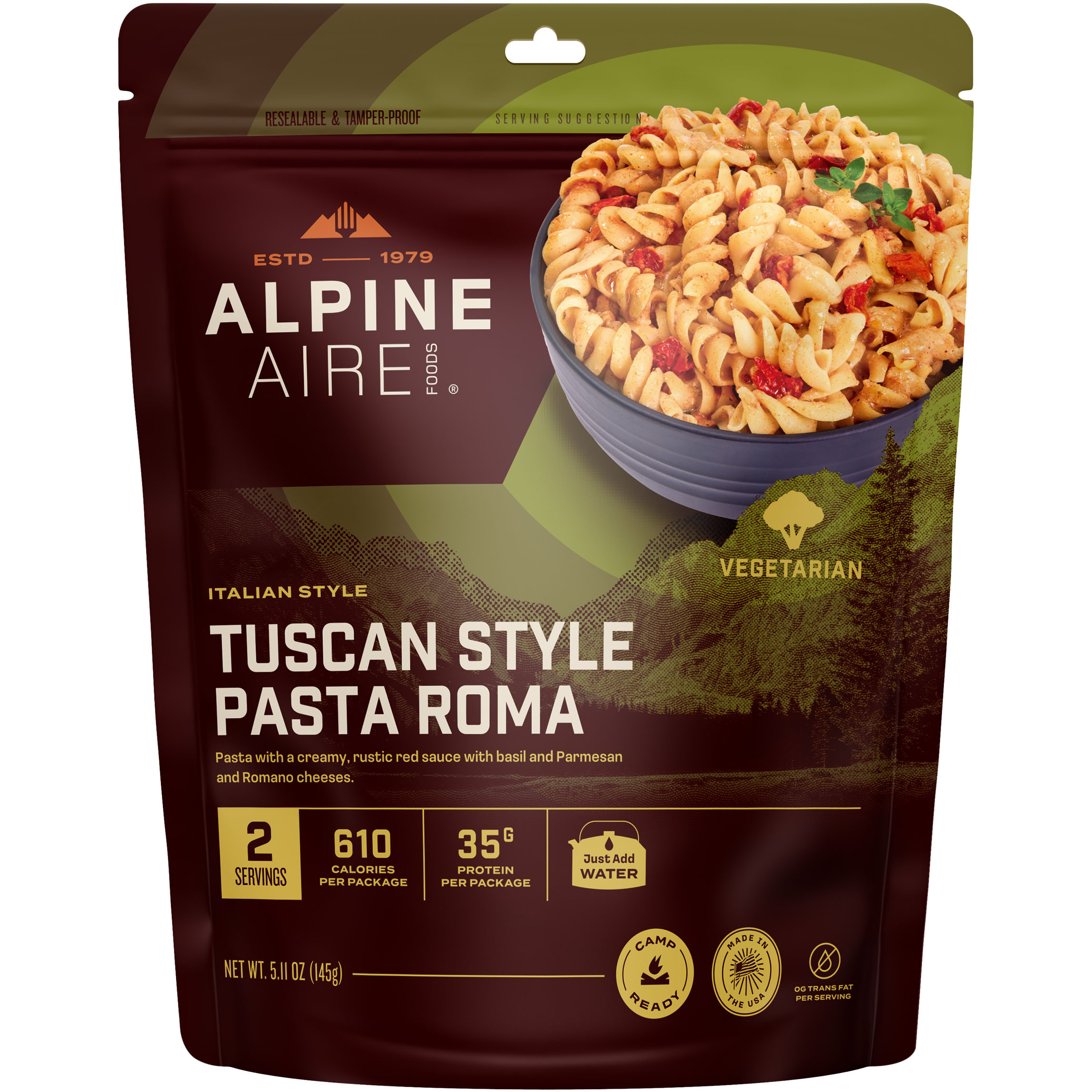 AlpineAire Tuscan Style Pasta Roma | Enwild